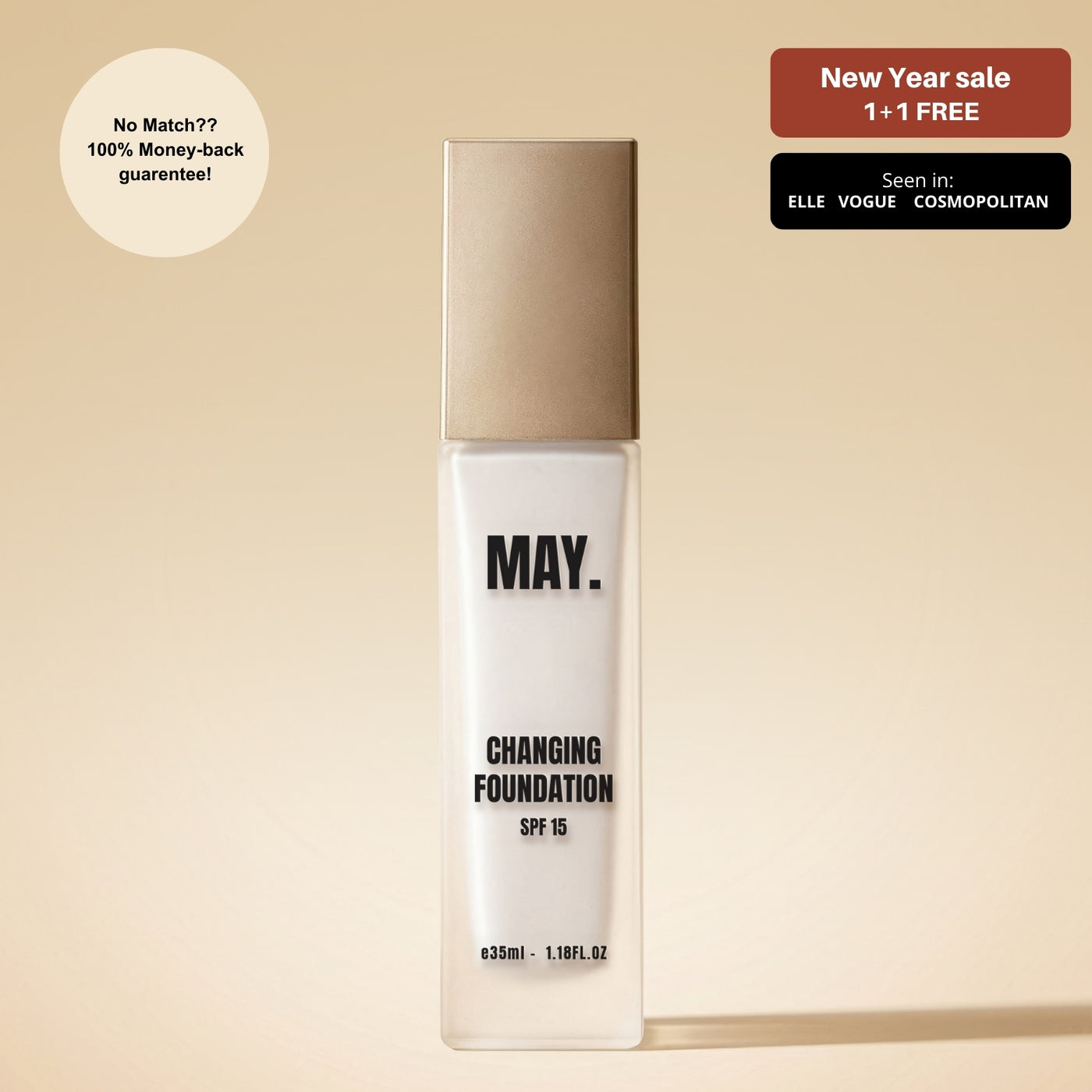 Changing Foundation – Temporär 1 + 1 GRATIS